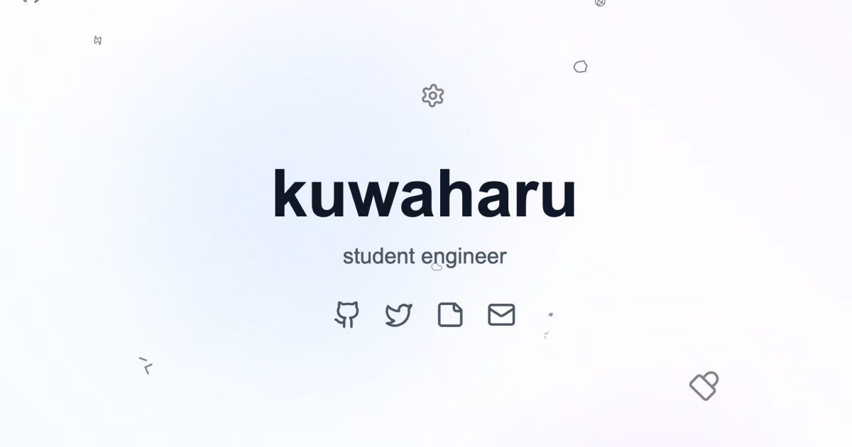 Kuwaharu's Portfolio